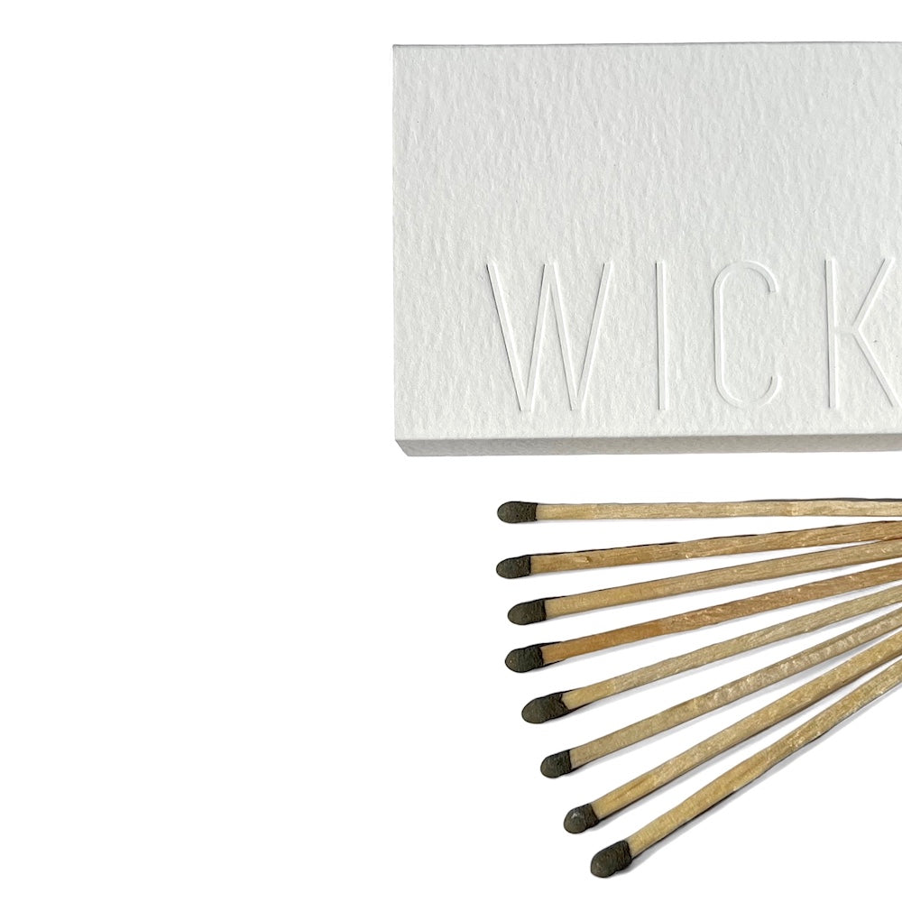 The Box of Extra Long Matches // 50 pcs x 9 cm – WICK Fragrances